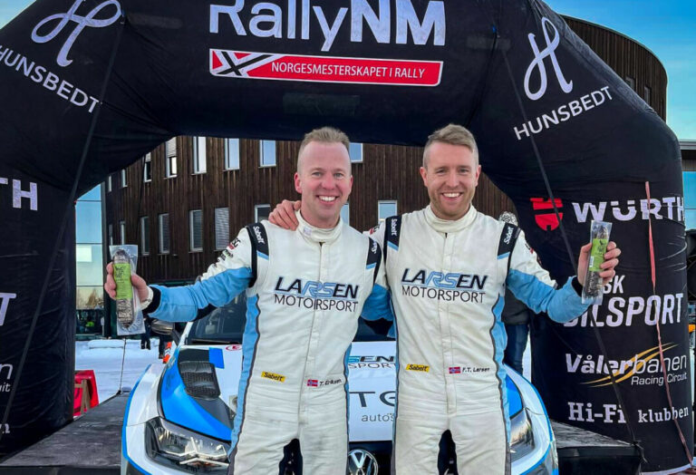 Frank Tore Larsen tok første stikk i rally-NM - Eikernytt.no